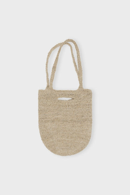 Beach Bag - Lace - Nature - Bomuld/Hamp - Care by Me – Kræmmerhuset