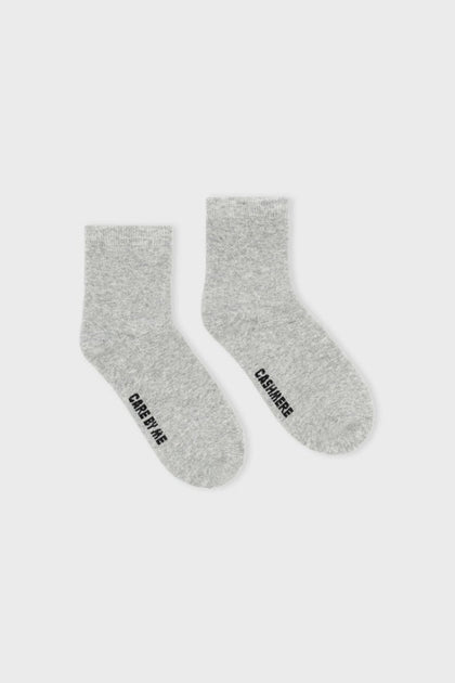 Soft Feet Socks - Sokker - 100% Cashmere - Light Grey - Care by Me ...